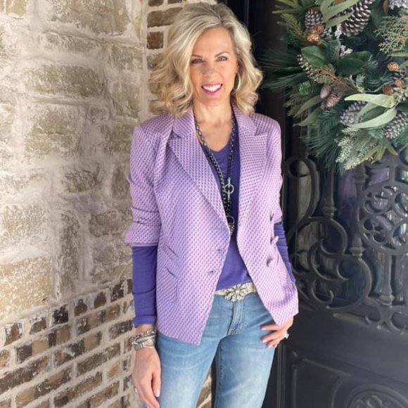 CAbi | Tops | Cabi 592 Serenity Tee French Violet Spring 221 Small Nwt ...